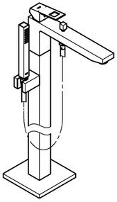 GROHE 23672001 - Vanová baterie EUROCUBE 298 mm lesklý chrom