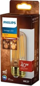 Philips BULB T32 E27 jantarová / LED žárovka / 7W / 470lm / 1800K / re