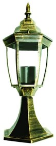 ACA Lighting Venkovní lucerna HI6173GB max. 60W/E27/IP45, Gold-black