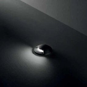 ILUX 269504 Venkovní nájezdové svítidlo Ideal Lux WAY ONE SIDE 3000K 269504 G9 1x1,7W IP67 5cm černé s jedním bočním světlem - IDEALLUX