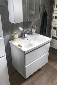 Aqualine, ALTAIR vysoká skříňka s košem 40x184x31cm, bílá, AI185R