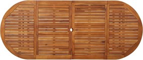 Zahradní jídelní stůl 220 x 90 x 75 cm masivní akáciové dřevo 315949