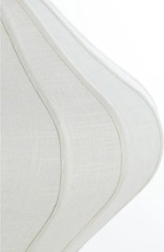 Krémové závěsné svítidlo s textilním stínidlem ø 10 cm Sukau – Light &amp; Living