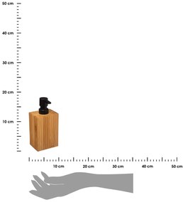 Dávkovač mýdla Terre, bambus/s černými prvky, 280 ml