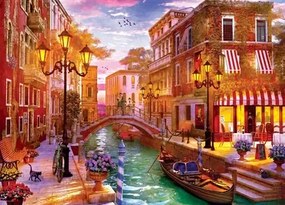 EUROGRAPHICS Puzzle Západ slunce nad Benátkami / 1000 dílků / 67,63 ×