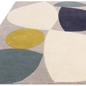 Tribeca Design Kusový koberec Jigsaw Mid Century Teal Rozměry: 120x170 cm