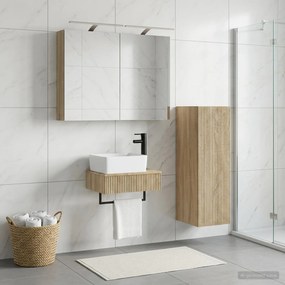 Sada koupelnových skříněk 4 ks Dub sonoma Kompozitní dřevo 3407385