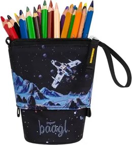 BAAGL Školní penál Pastelkovník Pixel Space GRS