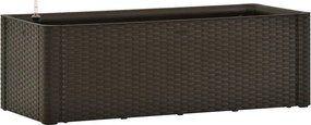 Zahradní vyvýšený záhon se samozavlažováním mokka 100x43x33 cm 313960