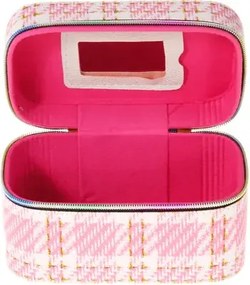 ADAR Kosmetický kufřík S se zrcátkem / 19 x 11 x 10 cm / Textil / od 3