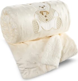 Dětská deka Pierre Cardin BABY 4 béžová / bílá