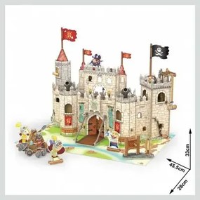 CubicFun Puzzle 3D Pirate Knight Castle / 183 dílů / 45.5×33×28cm