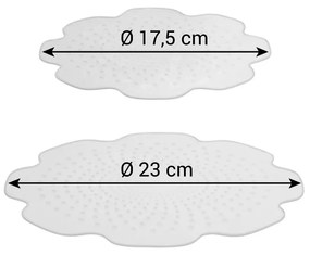 Silikonová pružná víka 4FOOD ø 17 a 23 cm, sada 2 ks