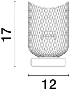 Designová stolní lampa Lyron 12 bílé
