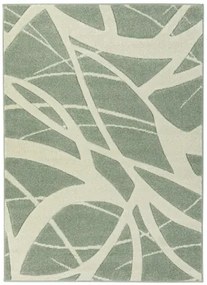 Koberce Breno Kusový koberec PORTLAND 57/RT4G, Zelená, Vícebarevné, 67 x 120 cm