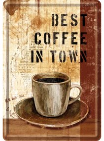 Postershop Plechová pohlednice - Best Coffee in Town