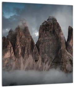 Obraz - Tři Zuby, Italské Dolomity (30x30 cm)
