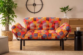 Atelier del Sofa 2-místná pohovka Nitta - Patchwork, Vícebarevná