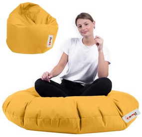 Atelier del Sofa Zahradní sedací vak Iyzi 100 Cushion Pouf - Yellow, Žlutá