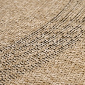 Ayyildiz, Kusový koberec Comilla 886 Black kruh, 120x120 (průměr) kruh, hnědá, chodba / předsíň