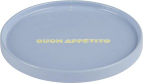 Butlers GOOD VIBES Talíř  "Buon Appetito" 15 cm - modrá