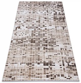 Kusový koberec akrylový DIZAYN 124/7058 Mozaika béžový Rozměr: 160x230 cm