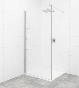 Sprchová zástěna Walk-in 90 cm SAT SATBWI90PRDOPL