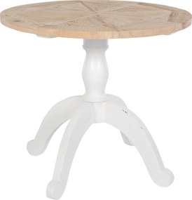 Jídelní stůl Roswell 90 cm – přírodní/bílá