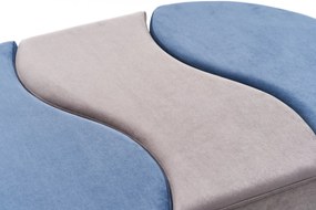 Atelier del Sofa Taburet Alya Puf - Blue, Mink, Modrá, Norková