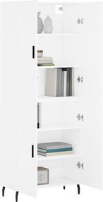 Skříň highboard bílá 69,5 x 34 x 180 cm kompozitní dřevo 3195691