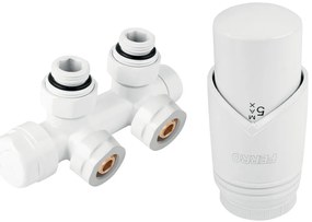 Novaservis Novaservis, Sada na otopná tělesa se středovým připojením, rohová, bílá, ZTD30WH