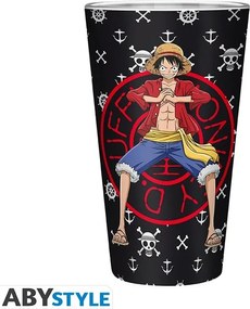Sklenice One Piece - Luffy 400 ml