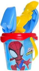 Sada na písek Spiderman transparentní / 5 dílů / Plast / od 3 let