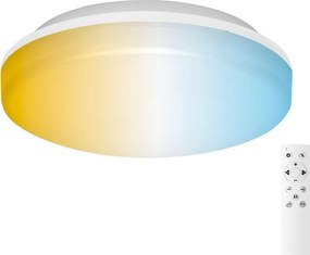 Aigostar - LED Koupelnové stropní svítidlo LED/24W/230V 3000K-6500K IP54 + DO
