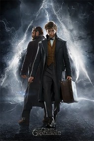 Plakát - Fantastická zvířata Grindelwaldovy zločiny (Newt & Dumbledore)