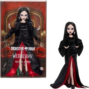 Mattel panenka Monster High x Wednesday - Morticia Addams Vícebarevná