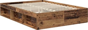 Rám postele Staré dřevo 135 x 190 cm Masivní borové dřevo 3412914
