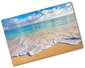 Wallmuralia Kuchyňská deska skleněná Havjská pláž 80x52 cm