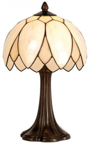 Stolní lampa Tiffany Pivoine – 25x42 cm