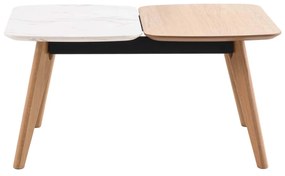 Konferenční stolek alvin 80 x 60 cm přírodní MUZZA