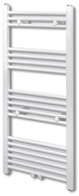 vidaXL Žebříkový radiátor na ručníky rovný ústřední topení 600 x 1 160 mm