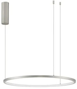 LED lustr Tarquin 60 Stříbrná