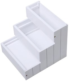 Schody pro psy s úložným prostorem, bílé D06-065WT