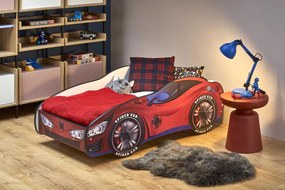 HLR, SPIDERCAR dětská postel s matrací a roštem, 140X70 CM