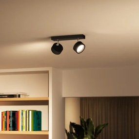 Philips - LED Bodové svítidlo BRACIA 2xLED/5,5W/230V černá