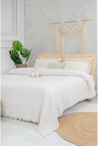 Krémový přehoz 240x220 cm Marla – Mijolnir