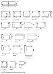 Béžová, Rohová pohovka FERRO, 265 cm