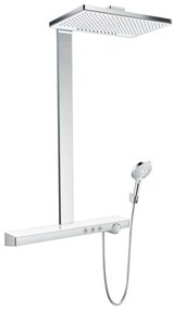 Hansgrohe Rainmaker Select - Sprchový set Showerpipe 460 s termostatem, 2 proudy, bílá/chrom 27109400