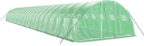 Skleník s ocelovým rámem zelený 88 m² 22 x 4 x 2 m 3188070
