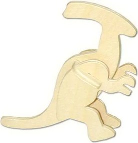 Dřevěné 3D puzzle mini skládačka Parasaurolophus